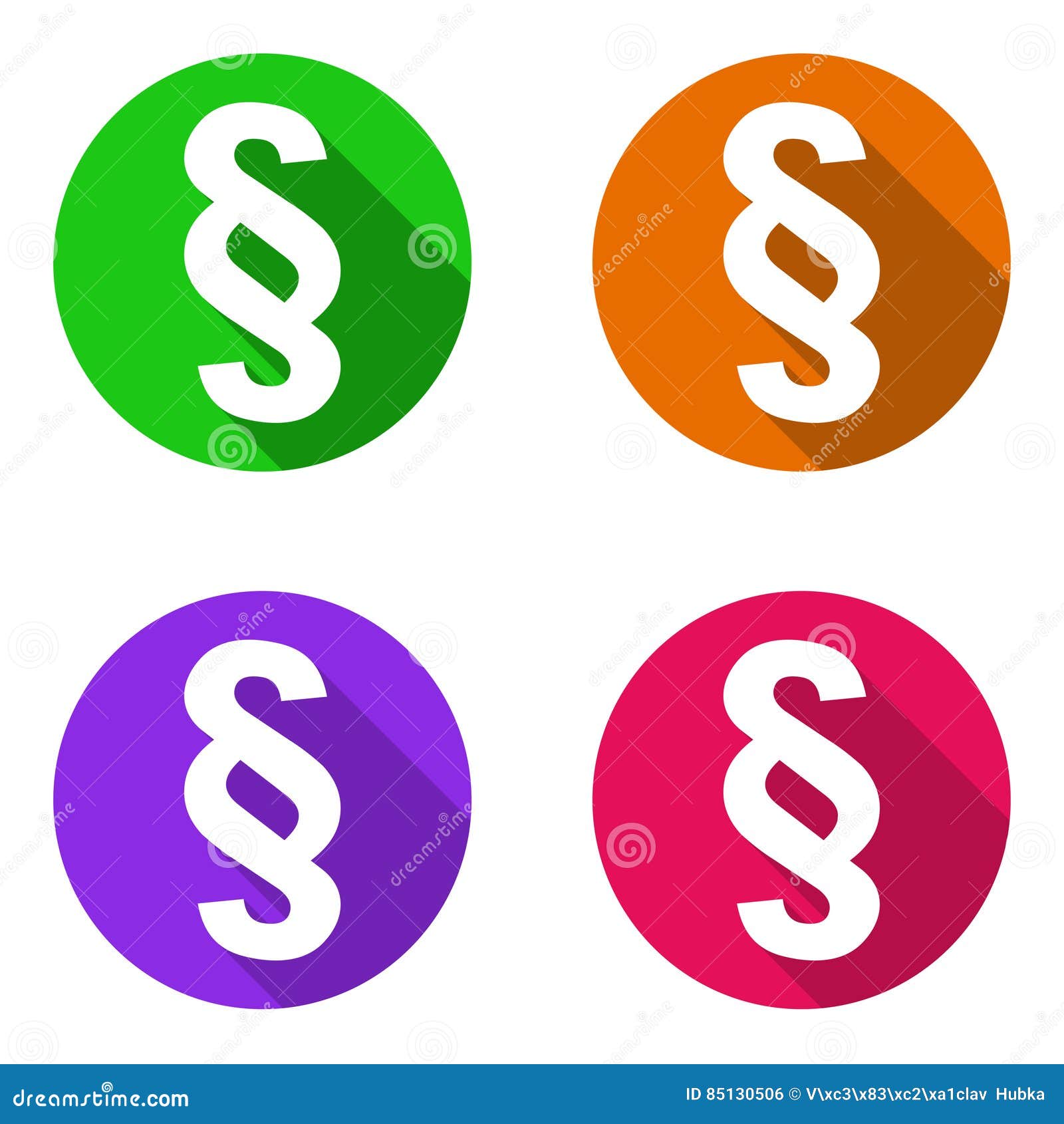 Paragraph Colorful Paper Symbols In The Corner On A Grey Background ...