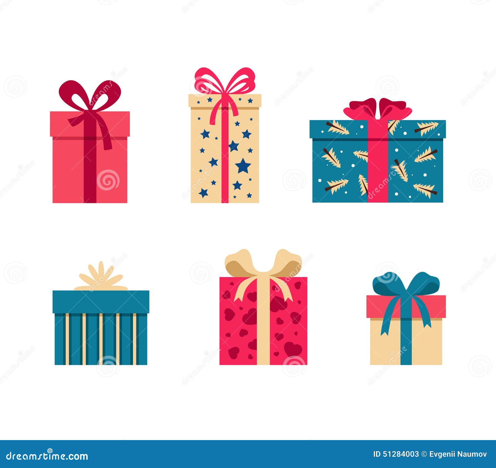 Vector Set of Colorful Gift Box Symbols Stock Vector - Illustration of ...