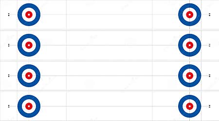 Vector Set of Curling Sheets Stock Vector - Illustration of sport ...