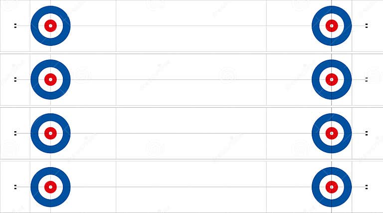 Vector Set of Curling Sheets Stock Vector - Illustration of sport ...