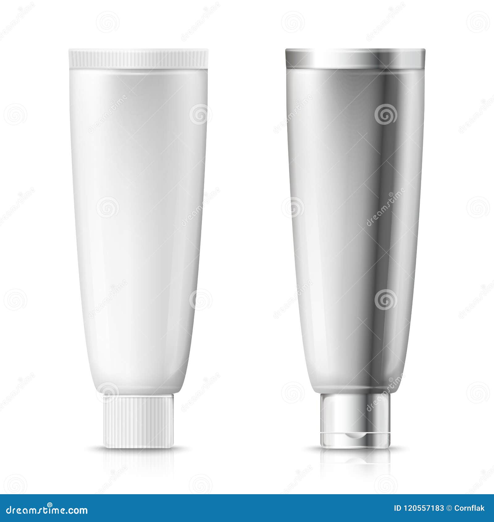 Vector Set - 3d Realistic Toothpaste Tubes Stock Vector - Illustration ...