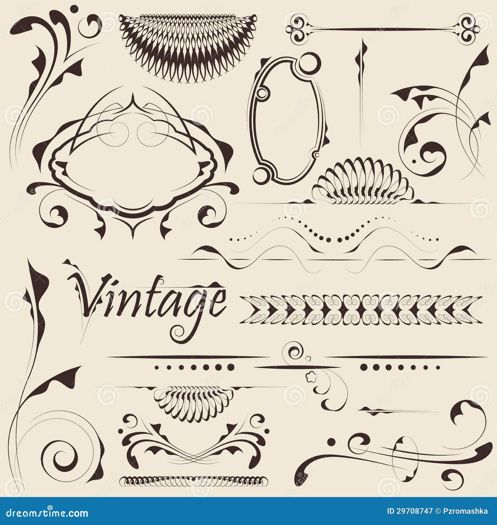 Vector Set: Design Elements Stock Vector - Illustration of element ...