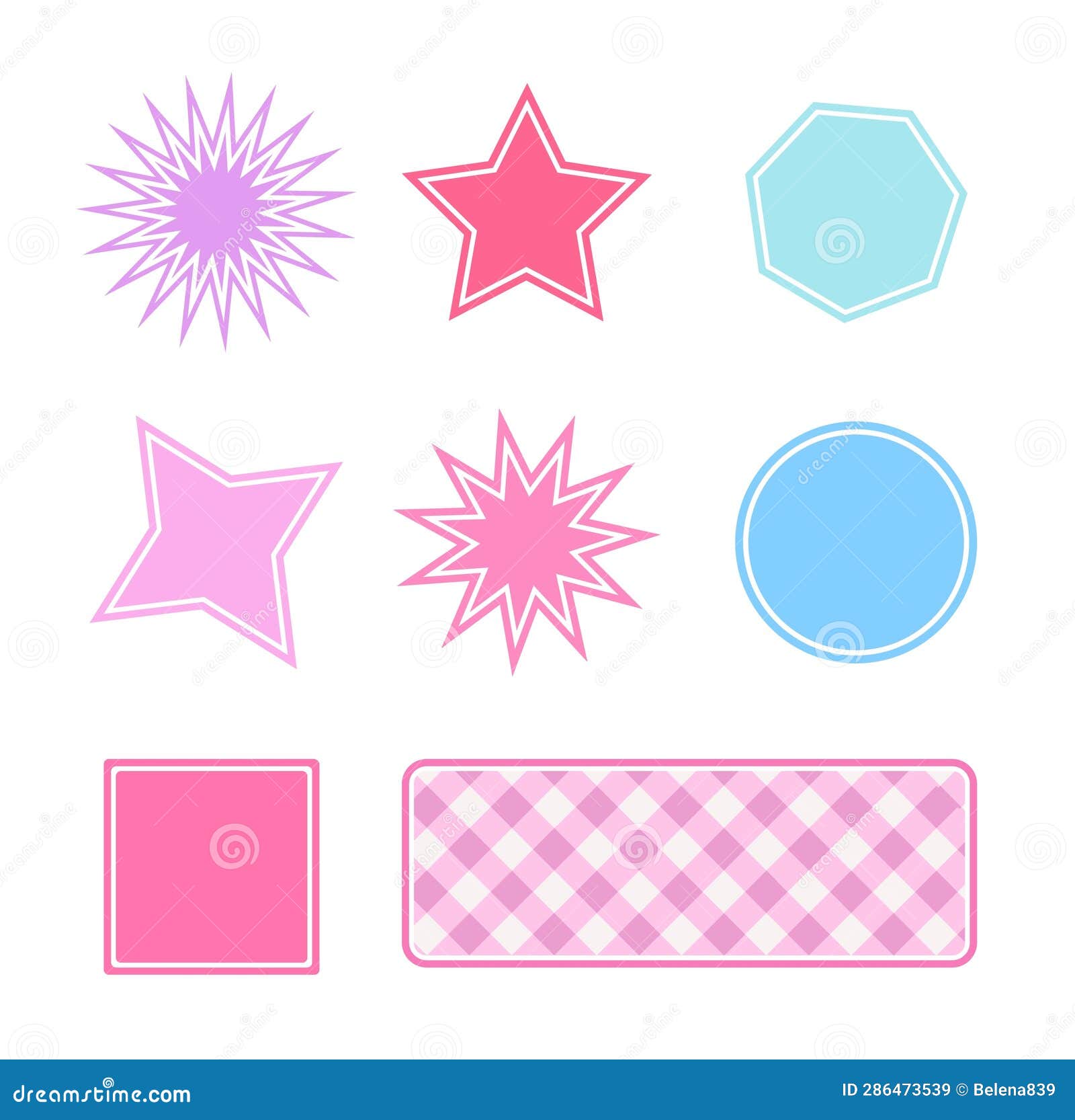 Vector Set of Design Elements Stickers, Patches and Stickers with Copy ...
