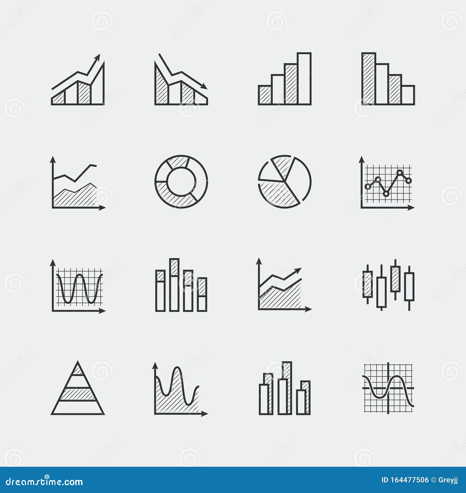 Diagram Graphs Chart Sign. Diagram Chart Isolated Simple Icon Vector ...