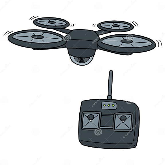 Vector set of drone stock vector. Illustration of equipment - 118710593