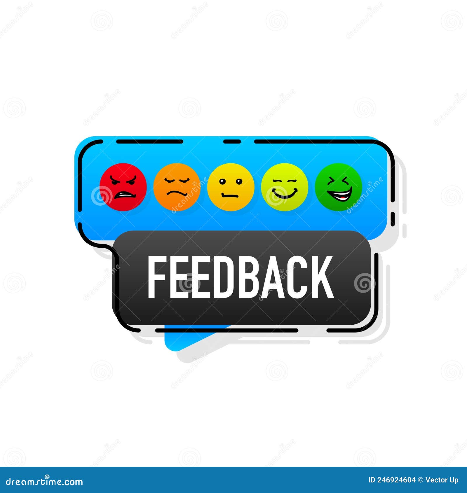 Vector Set of Emoticons. Sad and Happy Mood Icons Stock Vector ...