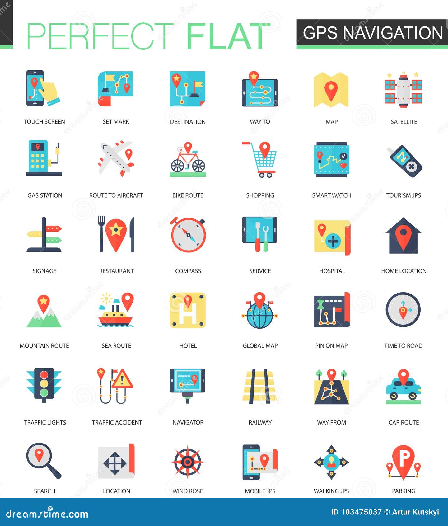 Flat Location Icon, Map Icon. Vector Map With Label Icon. Map With A ...