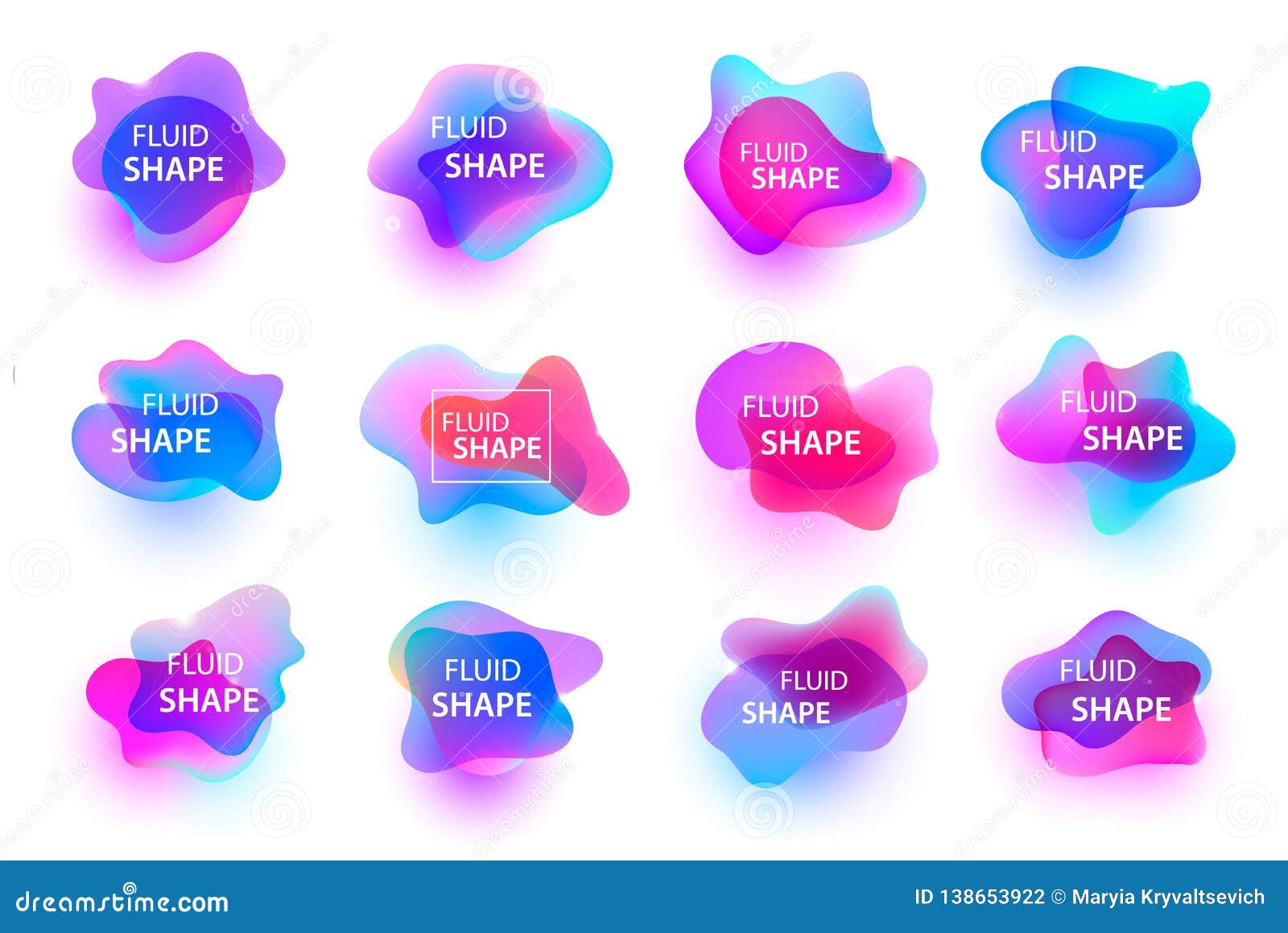 Fluid Organic Metal Shapes: A Modern Abstract Background Stock ...