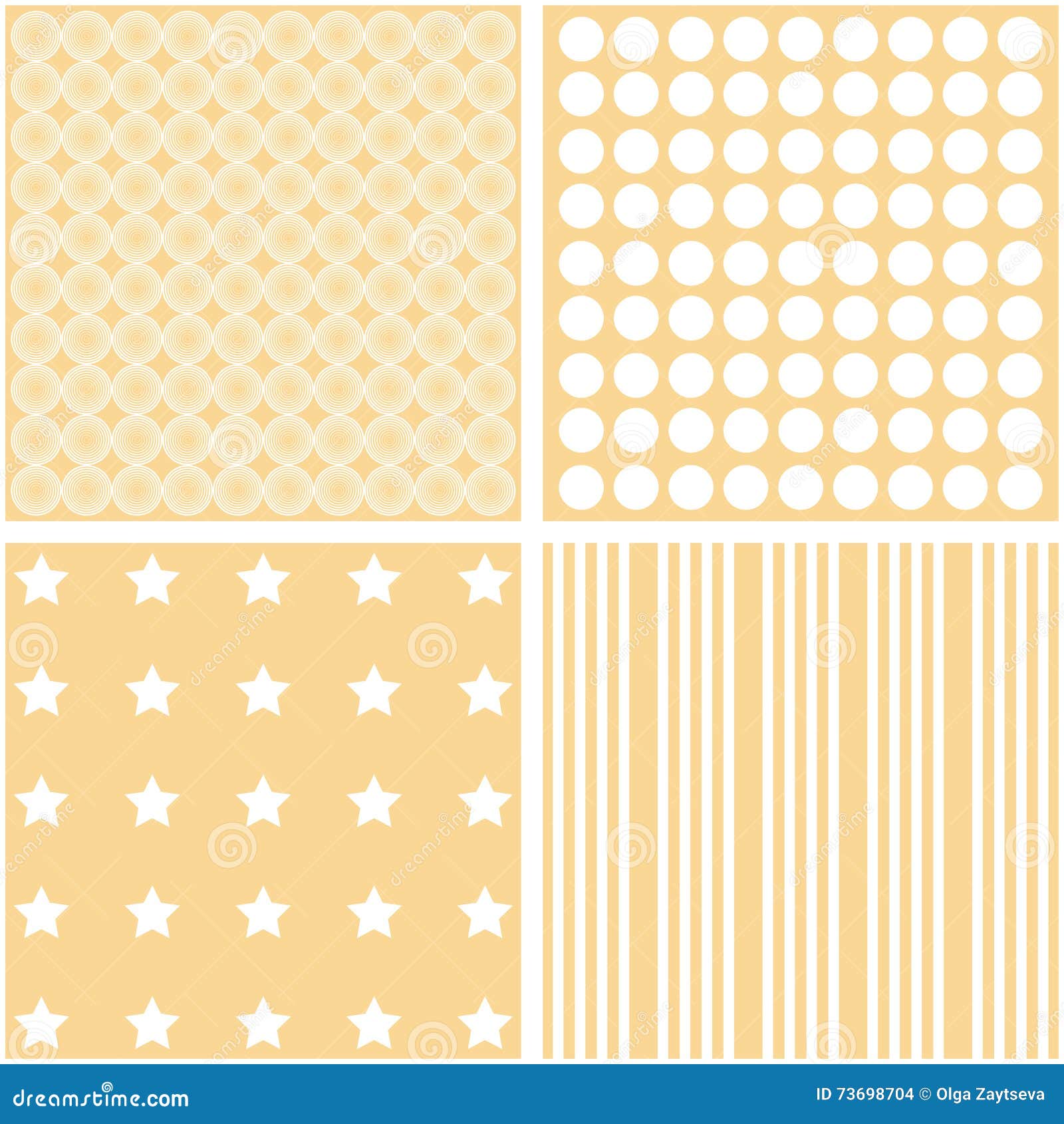 Vector set of four pattern stock illustration. Illustration of ...