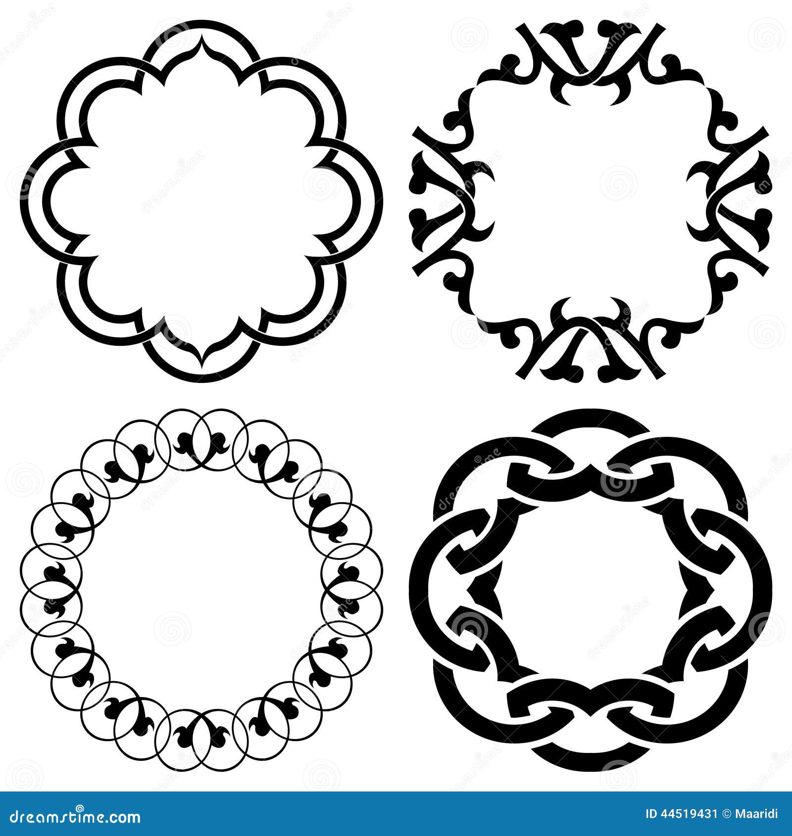Vector Set of Geometric Designs Stock Vector - Illustration of creative ...