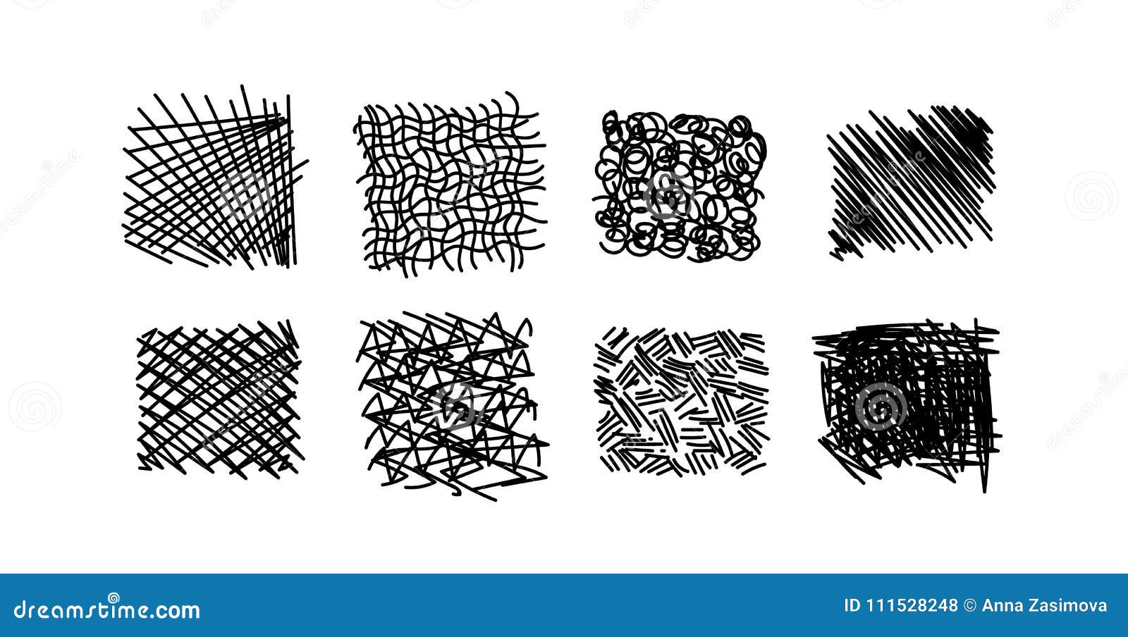 Vector Set of Hand Drawn Scribble Line Shapes. . Set of Hand Drawn ... Vector Set of Hand Drawn Scribble Line Shapes. . Set of Hand Drawn ...
