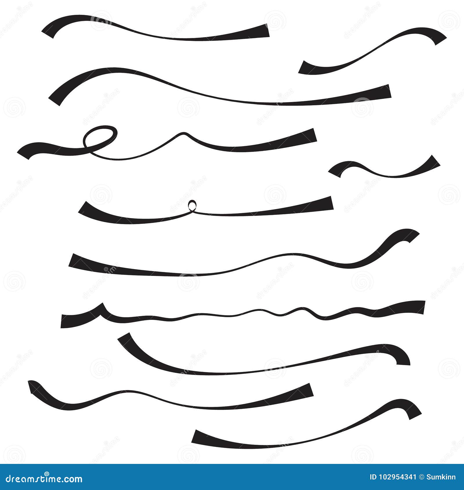 Line Art Swoosh People Logo Stock Image | CartoonDealer.com #196827901