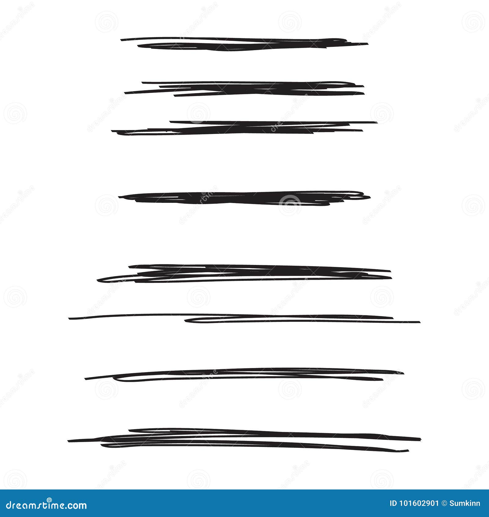 Vector set of hand drawn. stock vector. Illustration of hand - 101602901