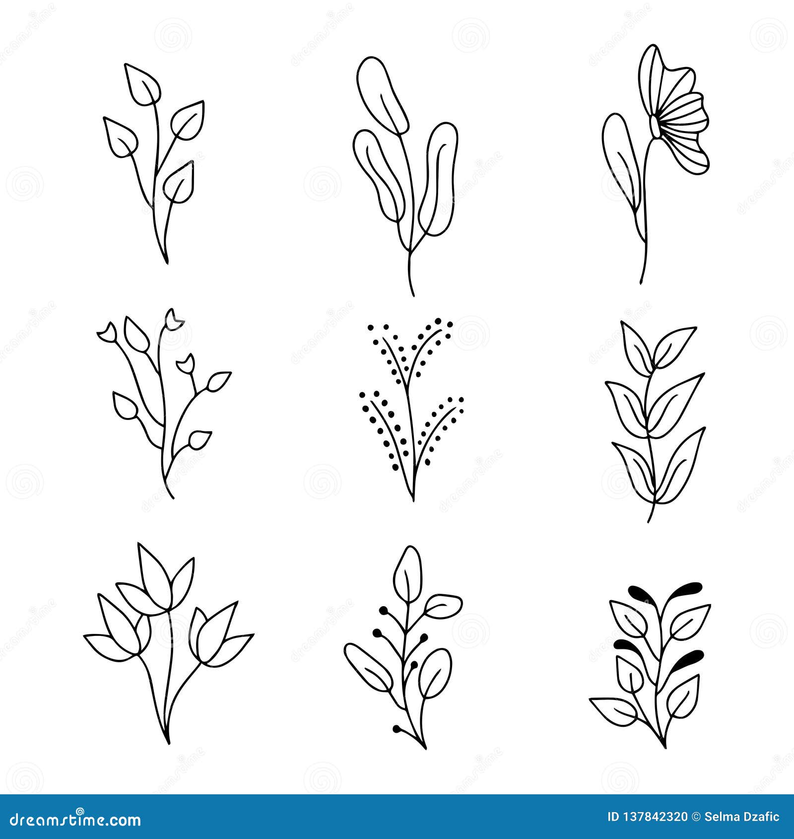 Vector Set Of Handdrawn Doodle Frames And Borders Handdrawn Elements