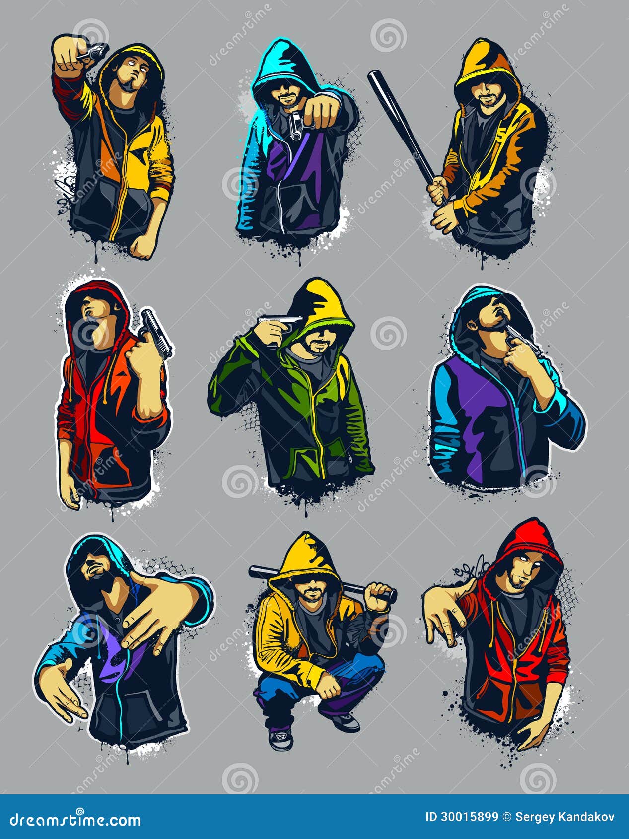 Graffiti Characters Gangster By Wizard