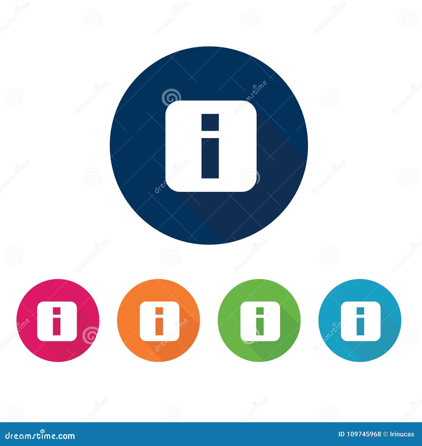Info Icon for Web. Information Symbol. Stock Illustration ...