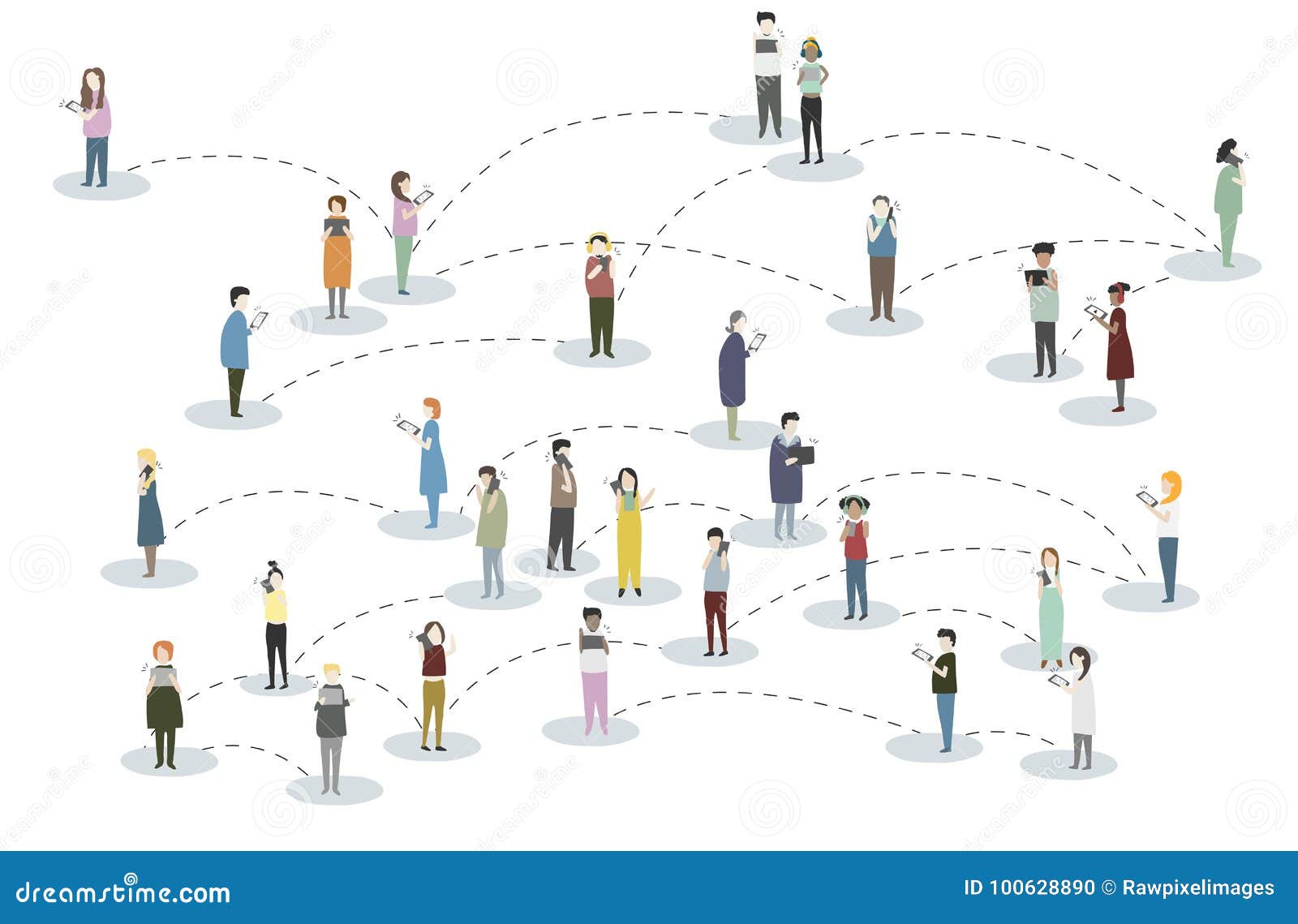 Vector Set of Illustrated People Stock Vector - Illustration of ...