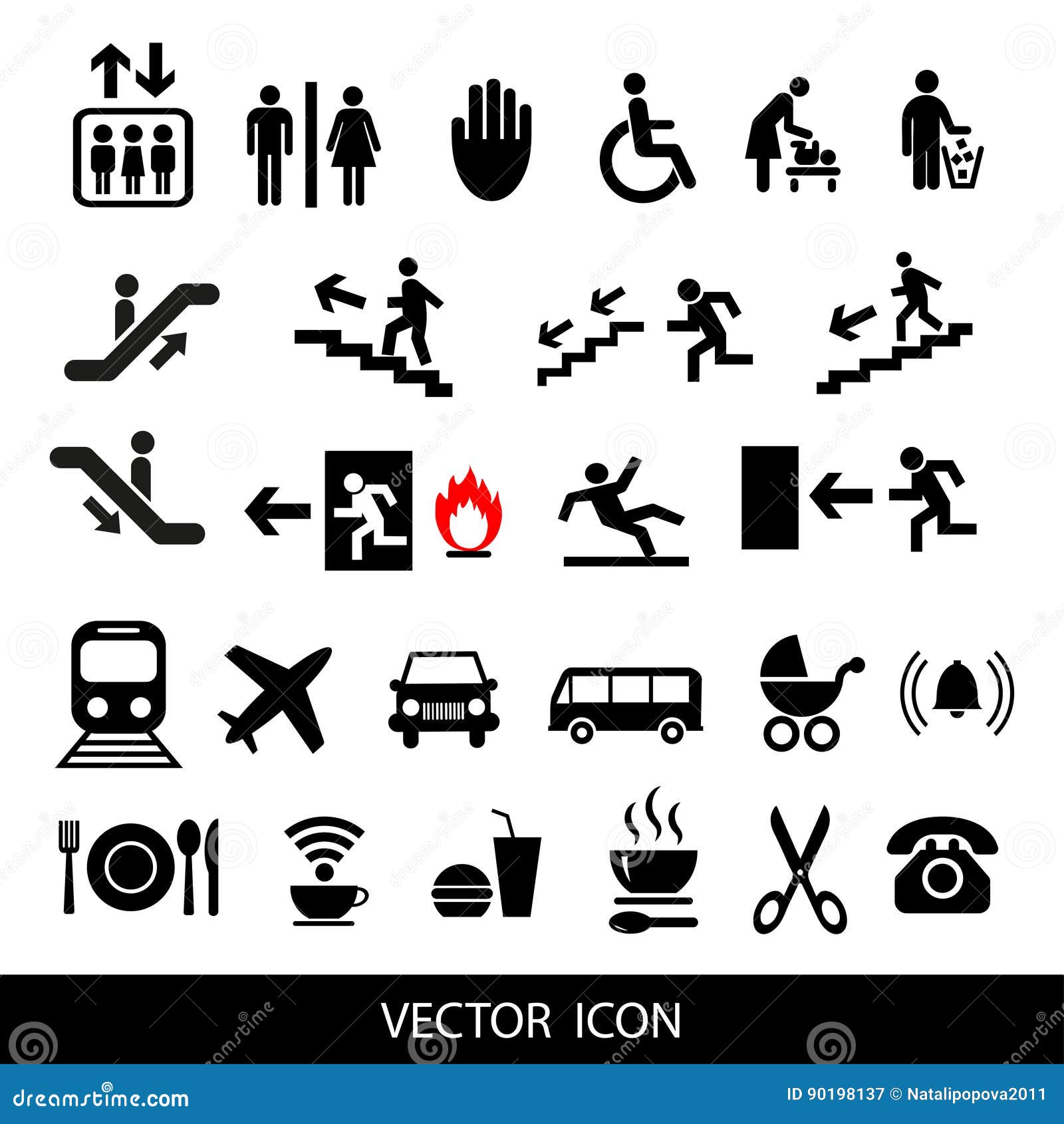International Service Signs Vector Illustration | CartoonDealer.com ...