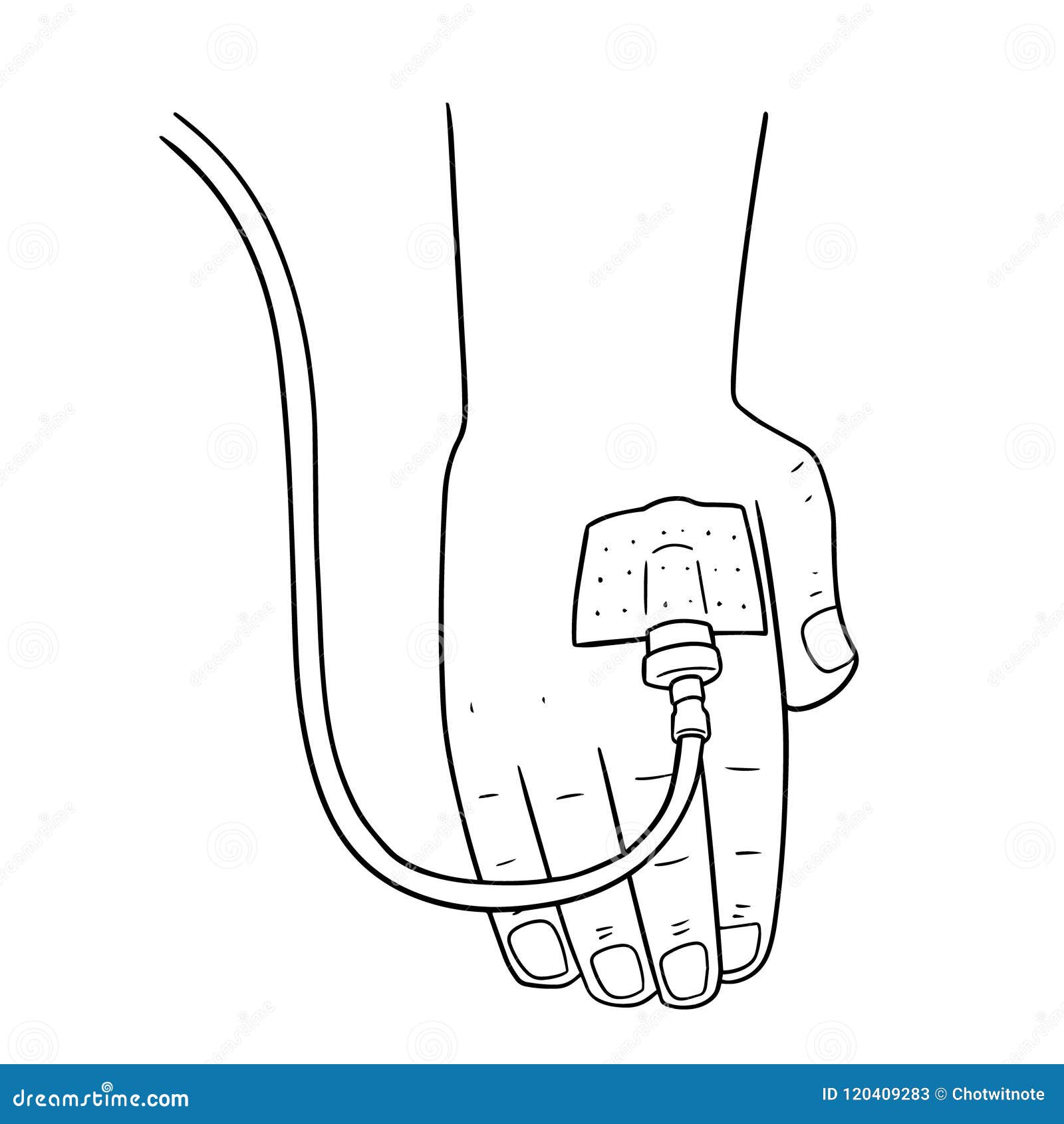 Hand With Intravenous Dropper Pictogram Cartoon Vector | CartoonDealer ... Hand With Intravenous Dropper Pictogram Cartoon Vector | CartoonDealer ...