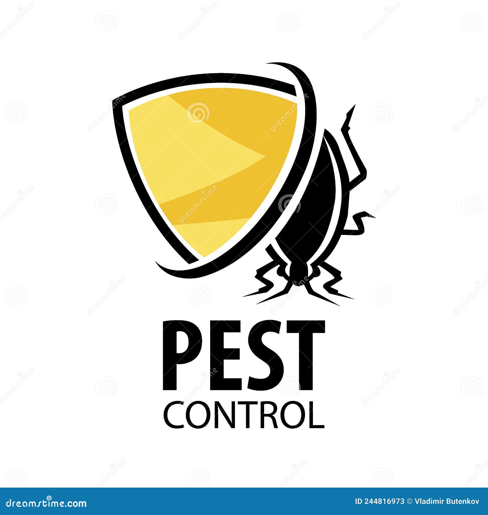 Vector Set of Logos for Pest Control Company Stock Vector ...