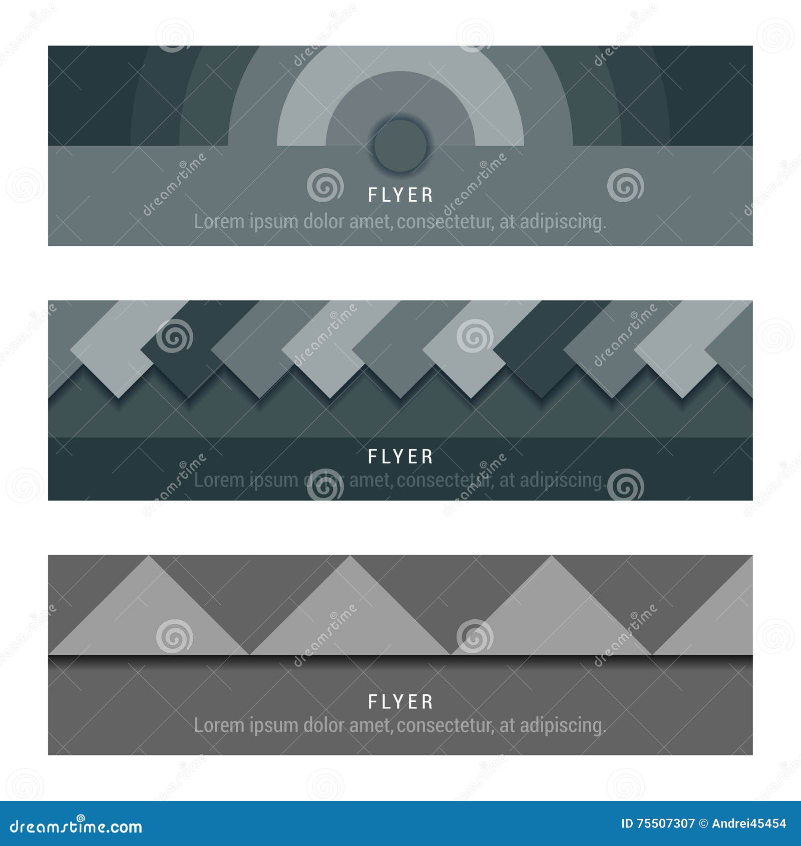 Vector Set Material Design Card and Banners Stock Illustration ...