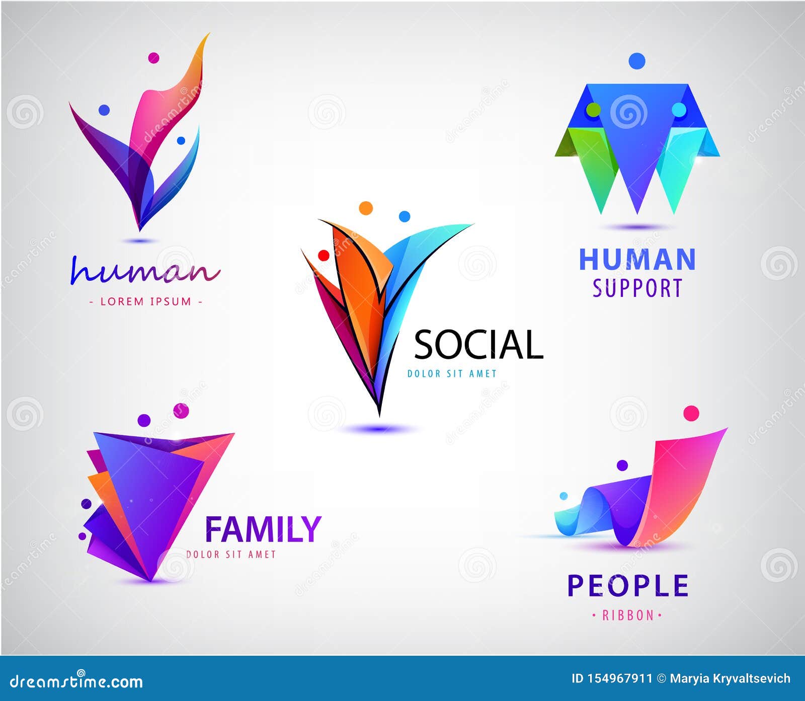 Vector Set of Men, People Group, Family Logos. Child Adoption Logo ... Vector Set of Men, People Group, Family Logos. Child Adoption Logo ...