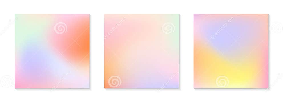 Vector Set of Mesh Gradient Backgrounds in Soft Pastel Colors ... Vector Set of Mesh Gradient Backgrounds in Soft Pastel Colors ...