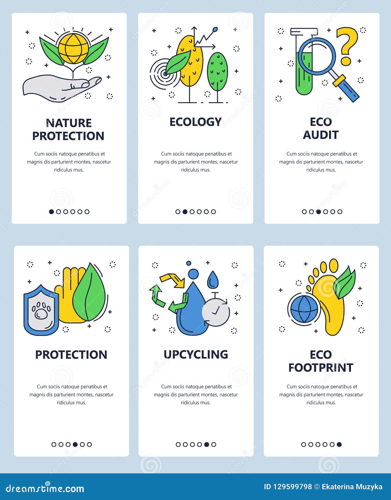Upcycling Mobile Application Banner Set. Eco Tips For Reducing Waste ... Upcycling Mobile Application Banner Set. Eco Tips For Reducing Waste ...