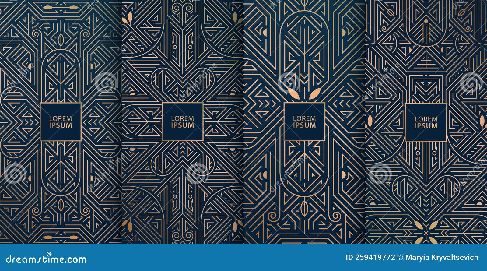 Vector Set of Monogram Design in Trendy Vintage Line Style with Space ...