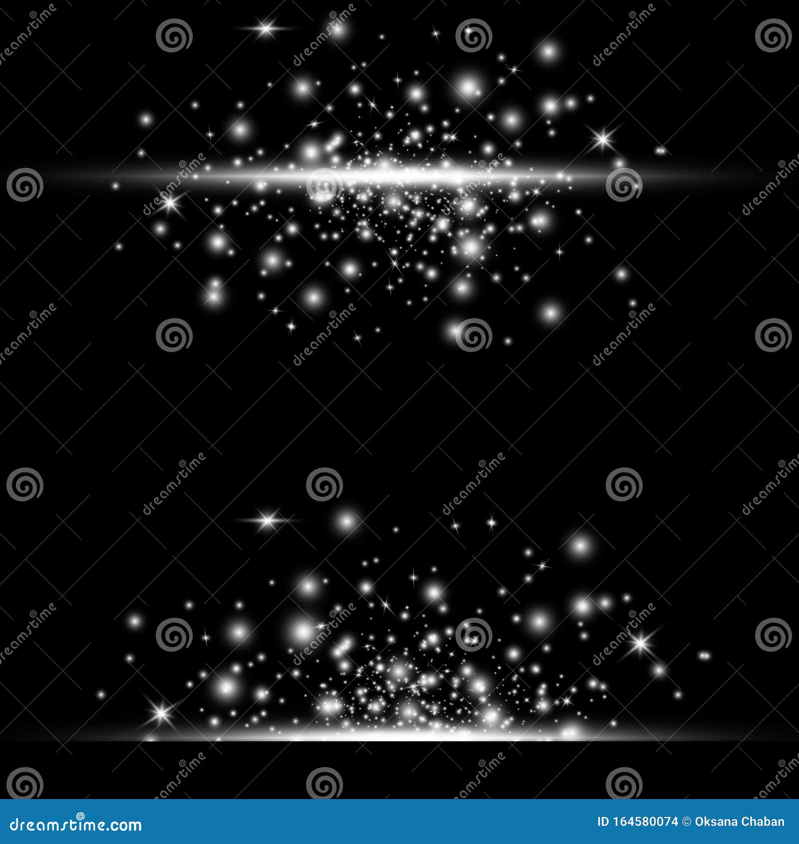 Vector Set of Neon Laser Glow Light . Horizontal Gleaming Line Flash ...