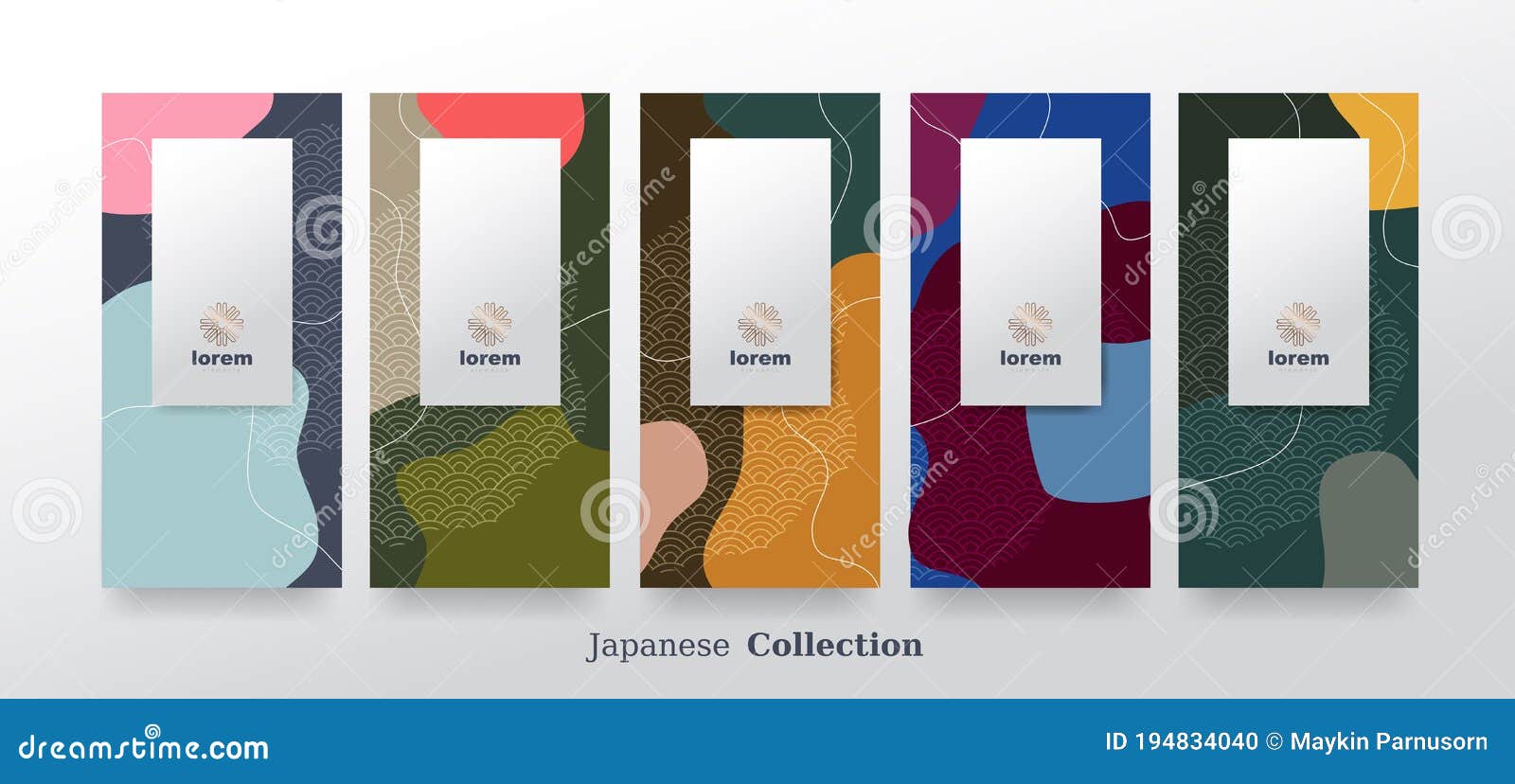 Packaging Abstract Arts Background Templates.Line Pattern in Asian ...