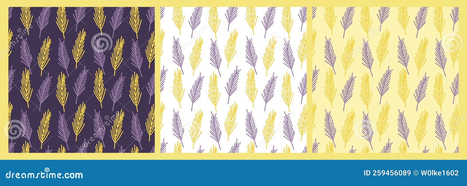 Vector Set of Patterns with Purple and Yellow Abstract Twist on a ... Vector Set of Patterns with Purple and Yellow Abstract Twist on a ...