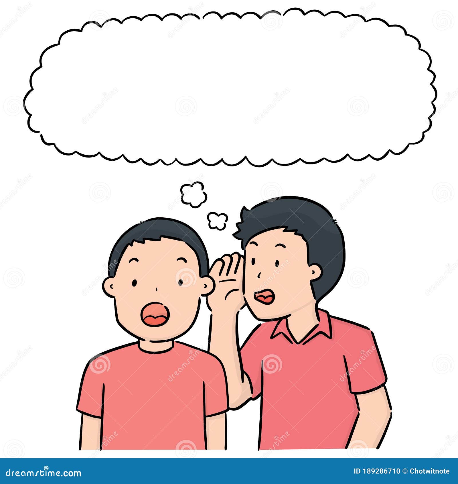 3d People Whispering Stock Illustration | CartoonDealer.com #33049165