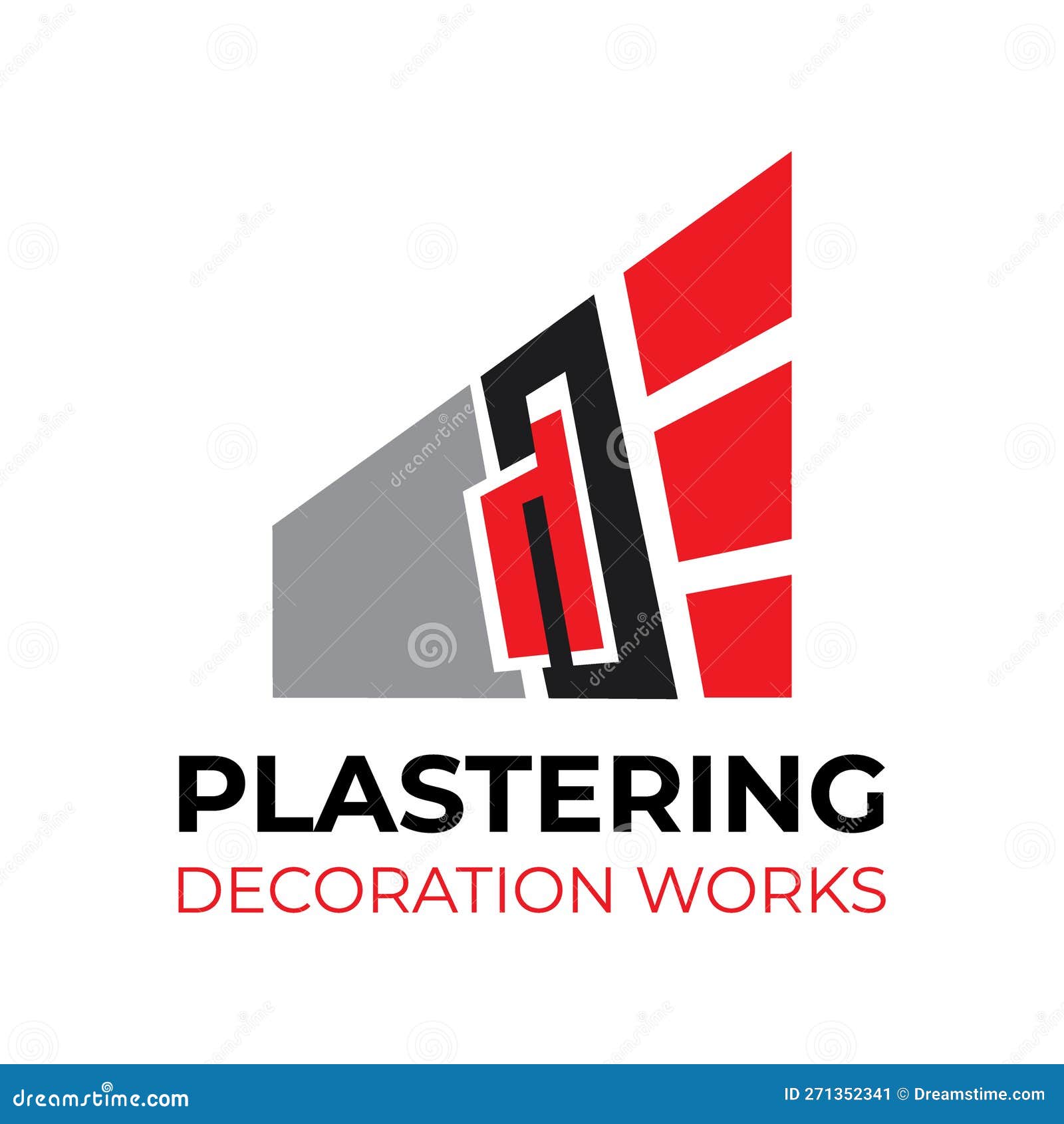 Vector Set of Plastering Finishing Company Logos Stock Vector ...