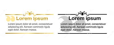 Vector Set Quotation Template in Quotes. Vector Banner with Frame and ...