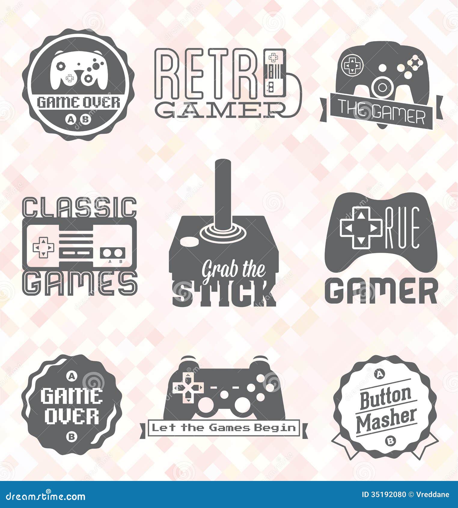 Retro Video Game Icons