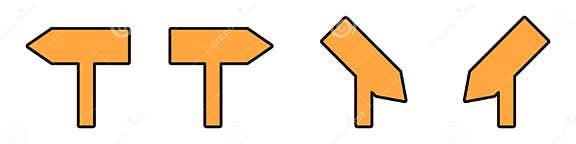 Vector Set of Road Signs. Arrows Pointers Vector. Set of Vector Arrows ...