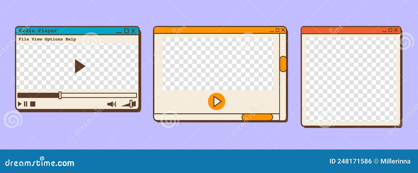 Vector Set of 90s Old Desktop User Interface Dialog Windows. Nostalgic ... Vector Set of 90s Old Desktop User Interface Dialog Windows. Nostalgic ...