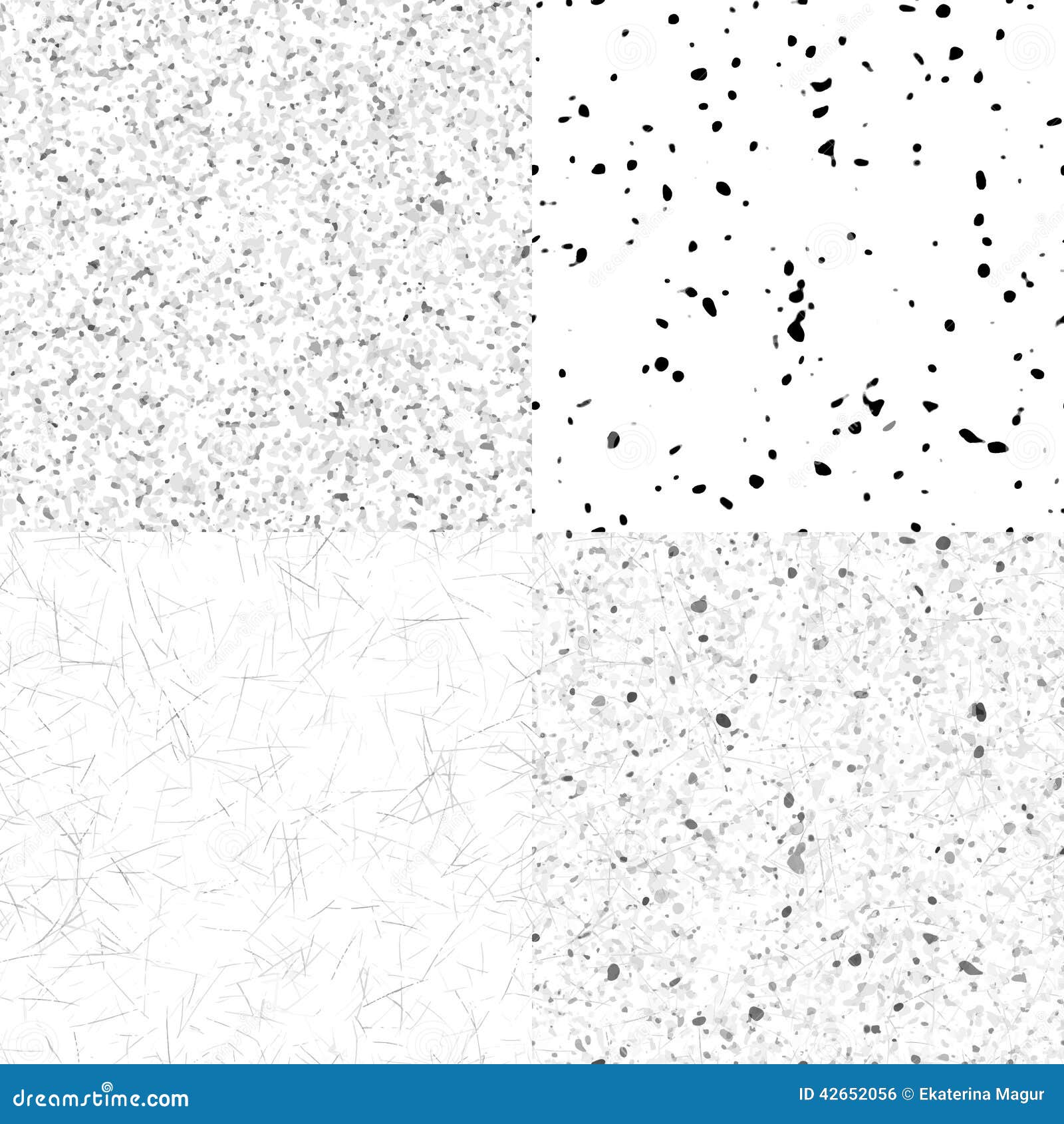 Vector Set of Scratching Textures Stock Vector - Illustration of ...