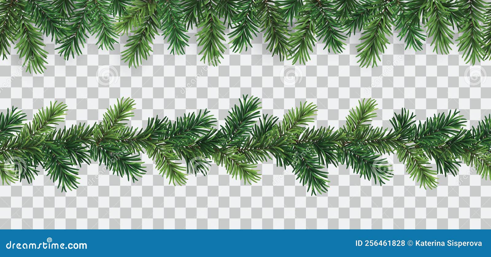 Evergreen Borders Royalty-Free Illustration | CartoonDealer.com #852504
