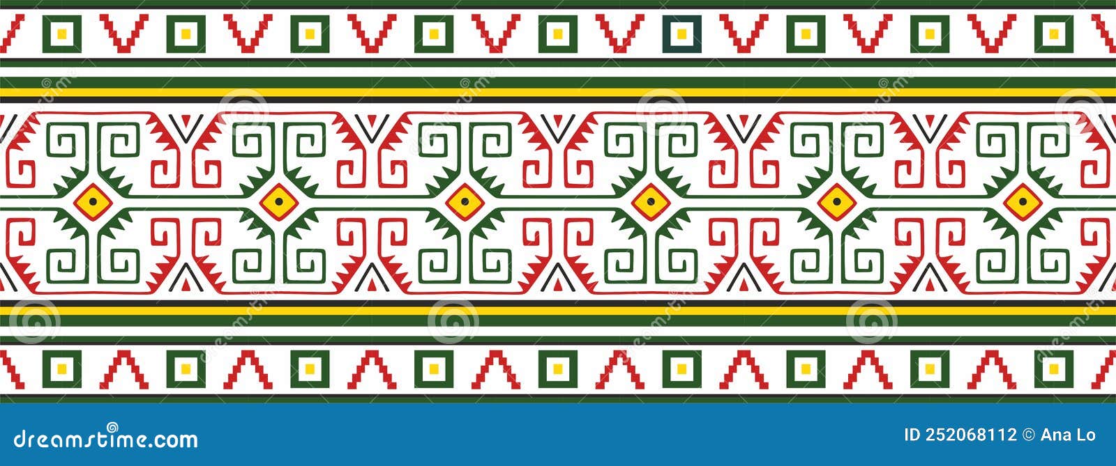 Vector Set of Seamless Indian Patterns. National Seamless Ornaments ...