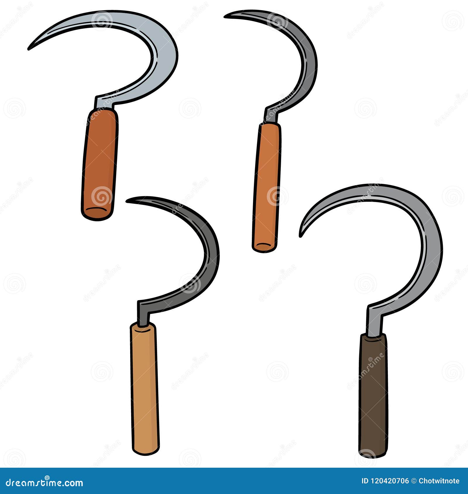 Sickle Clip Art Vector Illustartion Isolated | CartoonDealer.com #198290784