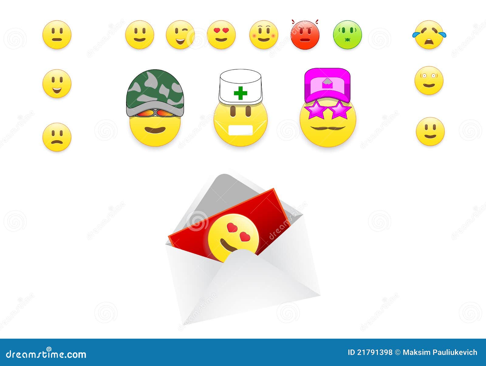 Vector Set smileys stock vector. Illustration of crazy - 21791398 Vector Set smileys stock vector. Illustration of crazy - 21791398