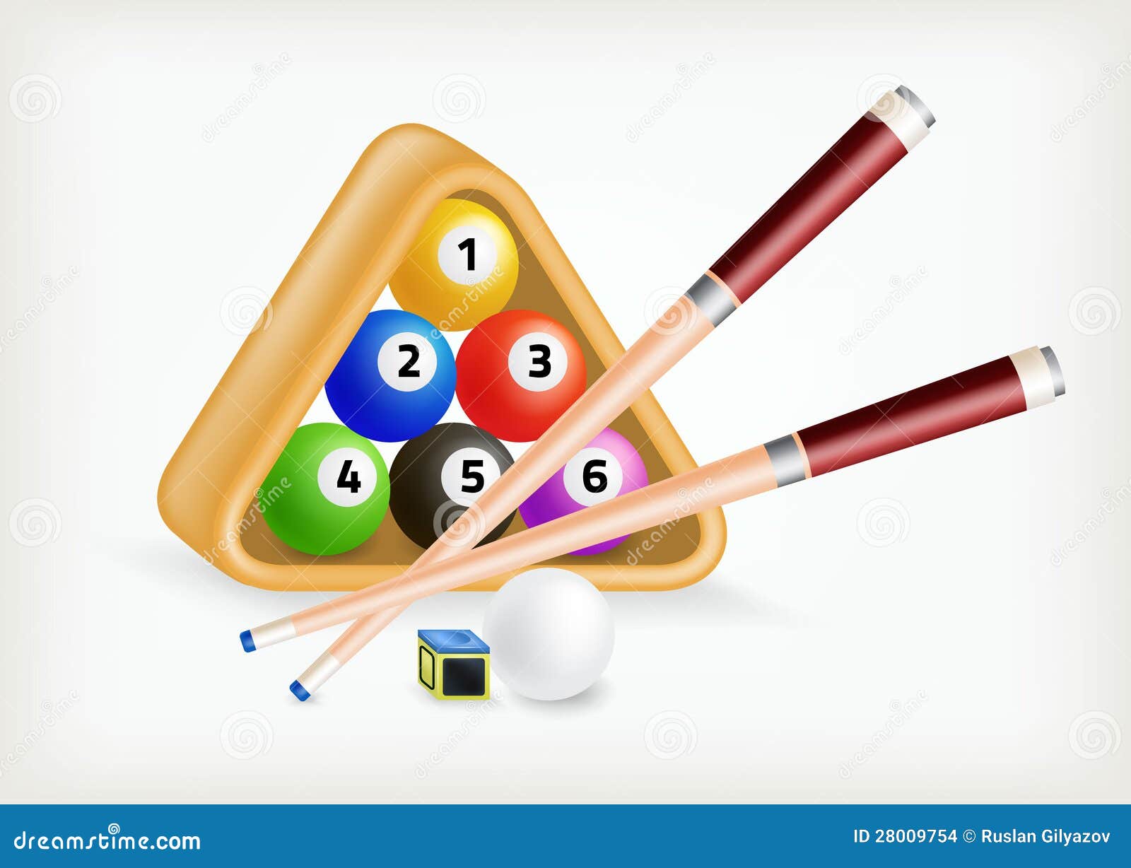 Vector set snooker stock vector. Illustration of snooker - 28009754
