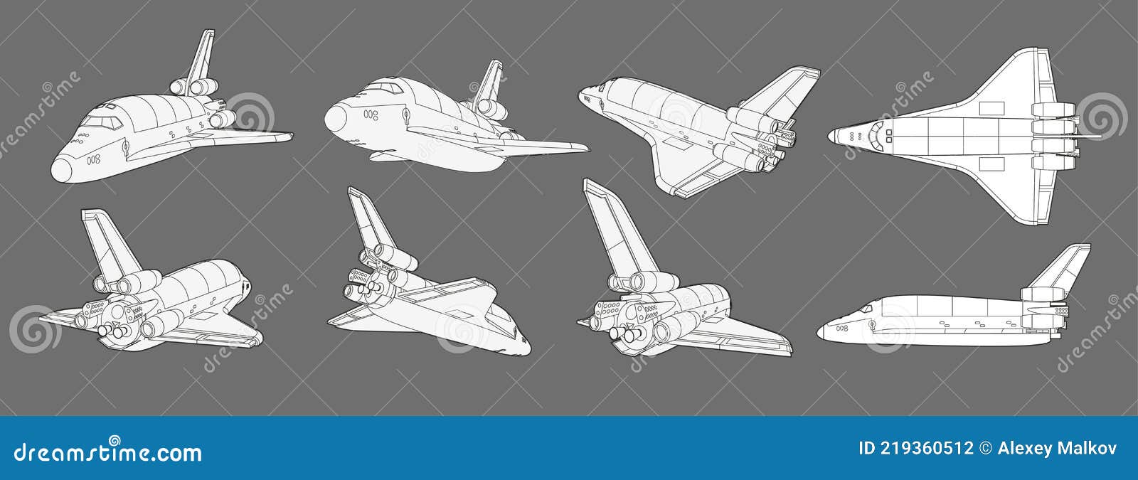 Space Shuttle Three View