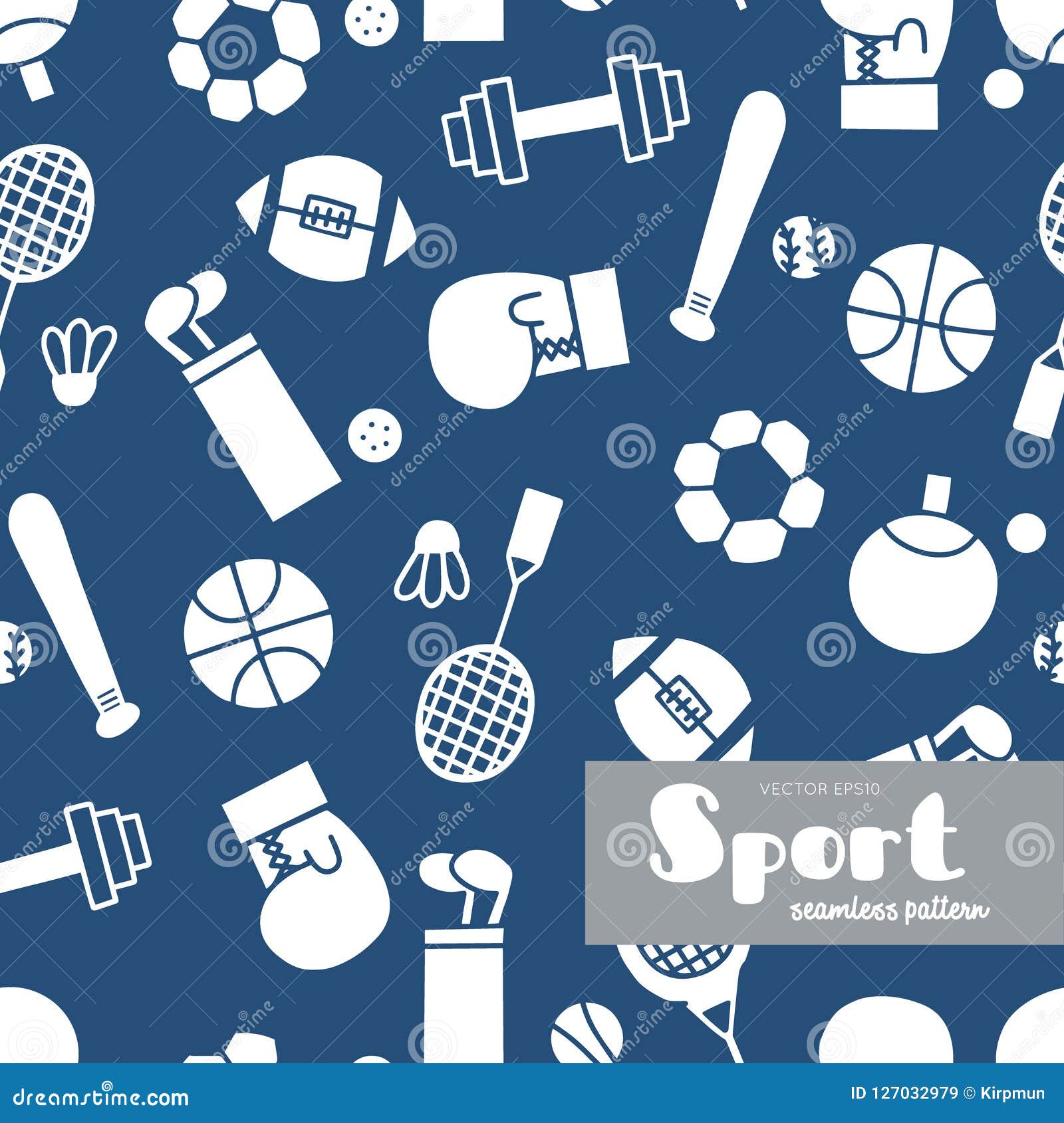 Vector Set of Sports. Doodle. Seamless Pattern Vector. Stock Vector ... Vector Set of Sports. Doodle. Seamless Pattern Vector. Stock Vector ...