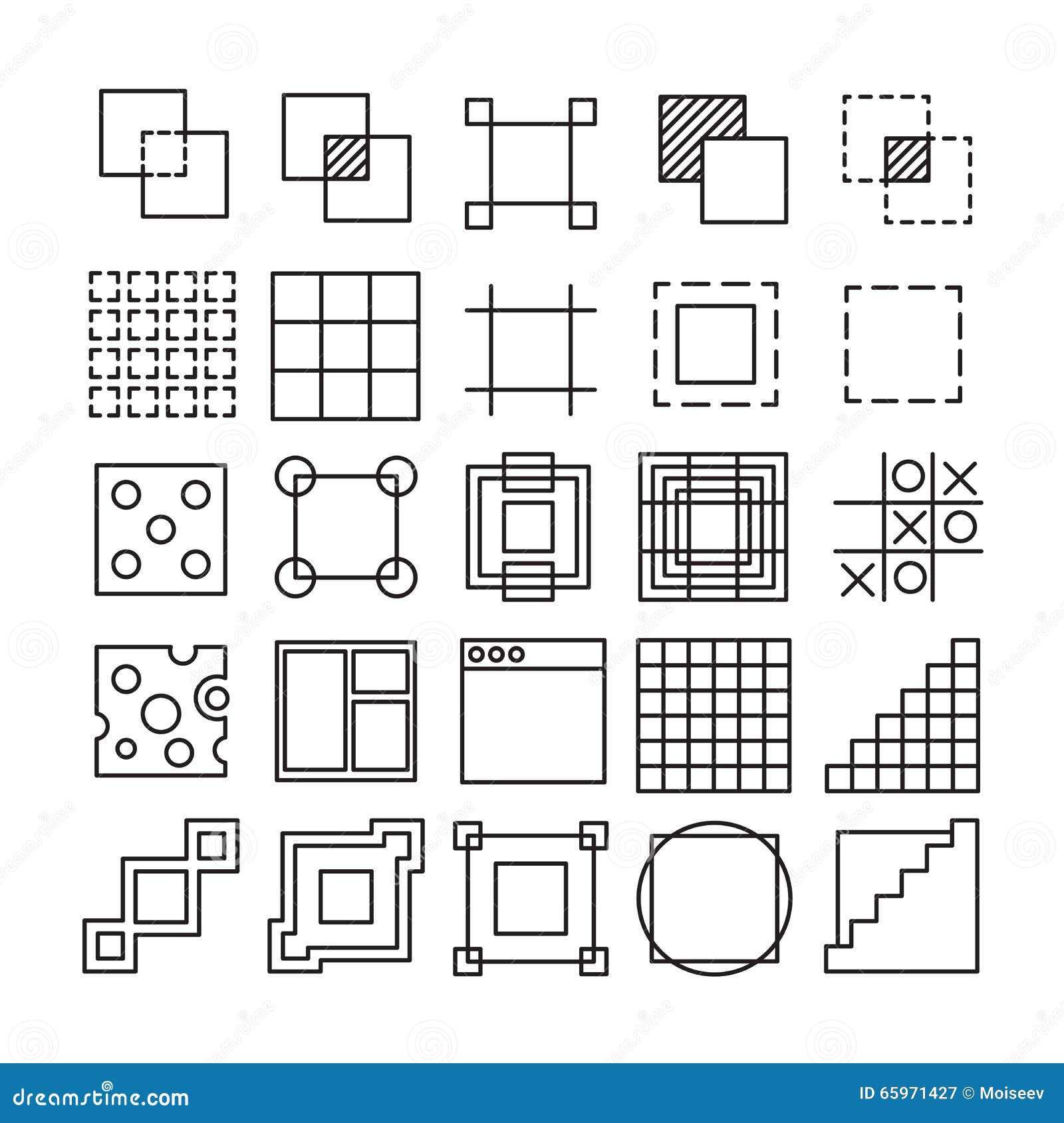 Square, Rectangle Scribbling, Sketchy, Sketch Doodle Lines Element ...