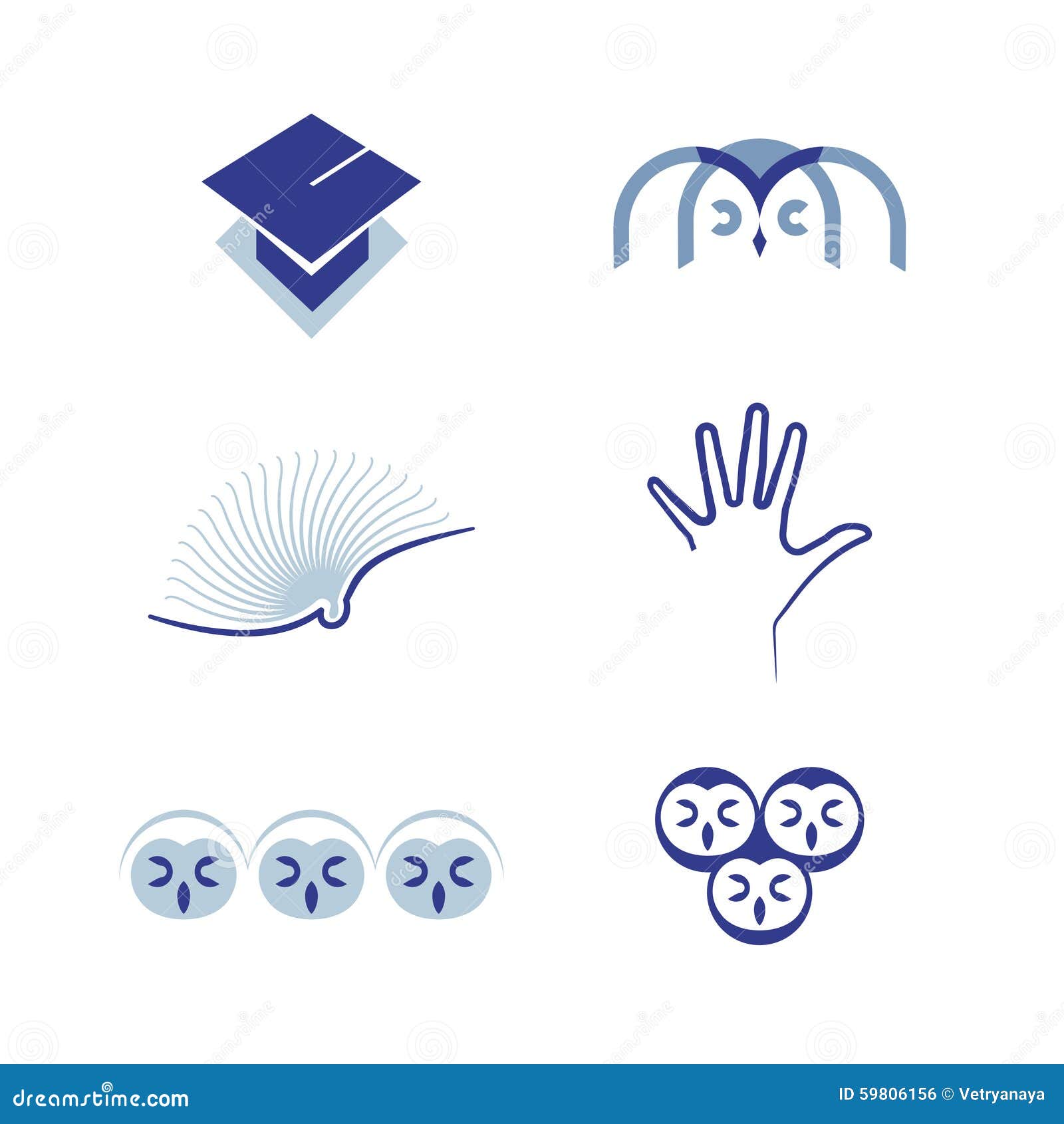 Vector Set Of Symbols Education Royalty-Free Stock Image ...