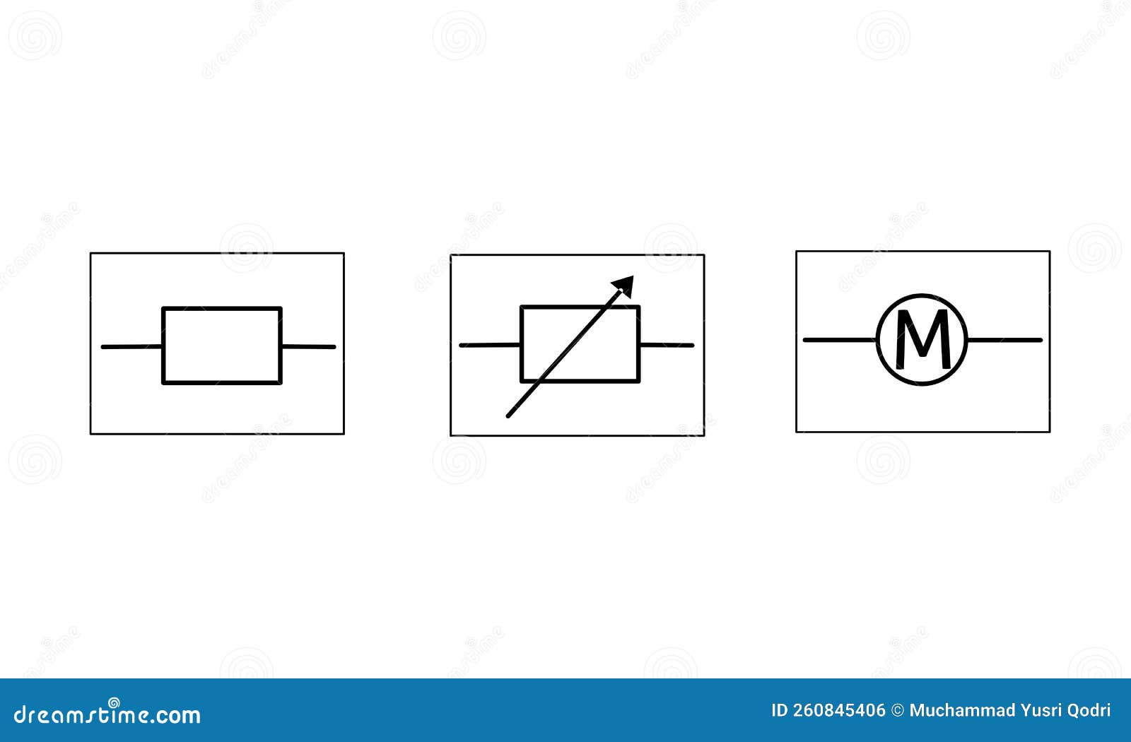 Vector Symbols for Electric Stock Vector - Illustration of drawing ...