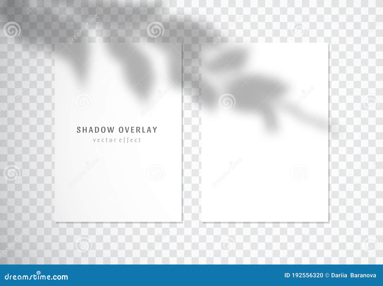 Vector Set of Transparent Shadow Overlay Effects Stock Vector ...